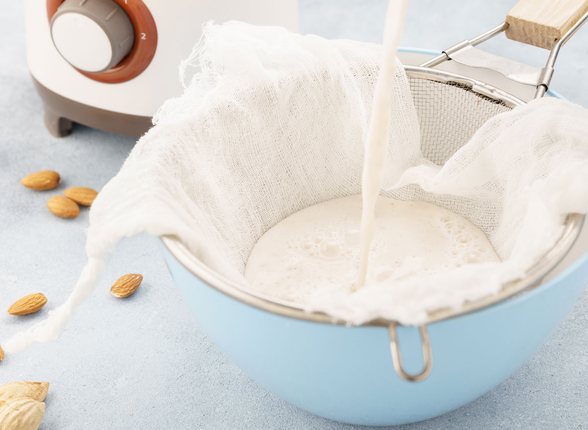 Here's How to Make Almond Milk at Home | Eat This, Not That!