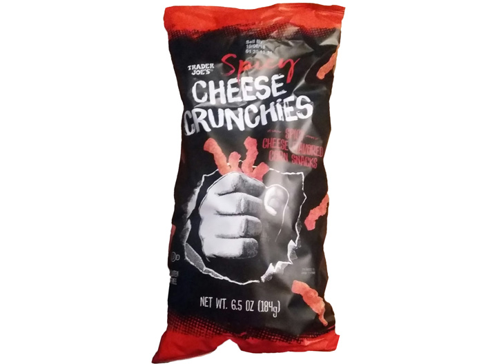 Trader Joe's Spicy Cheese Crunchies Is Healthier Than Hot Cheetos