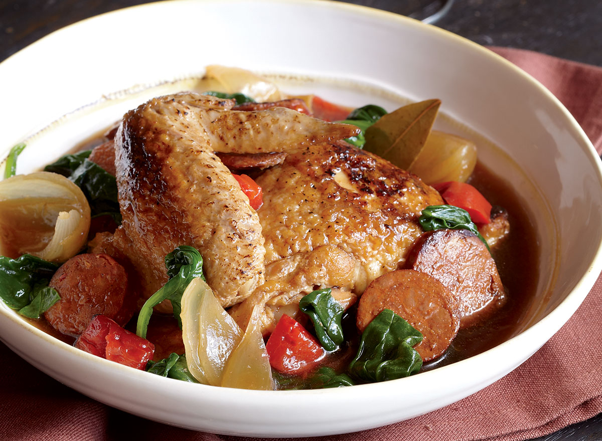 Basque Chicken and Chorizo Recipe, Inspired by Spain — Eat This Not That