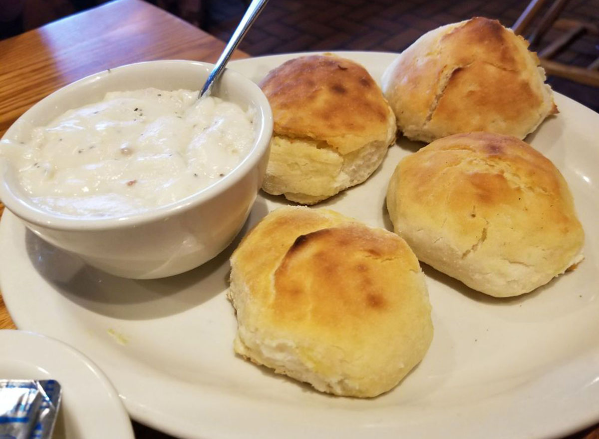 11 Breakfast Chains That Serve the Best Biscuits & Gravy
