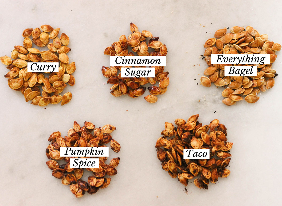 How to Make Roasted Pumpkin Seeds 5 Ways Recipe — Eat This Not That