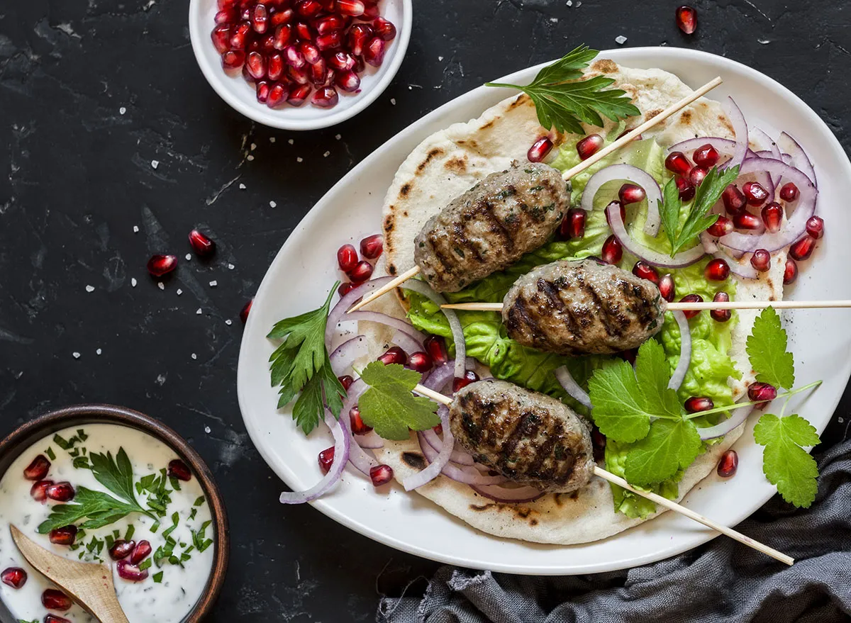 Lamb Kofte Kebabs with Tahini Garlic Sauce — Eat This Not That