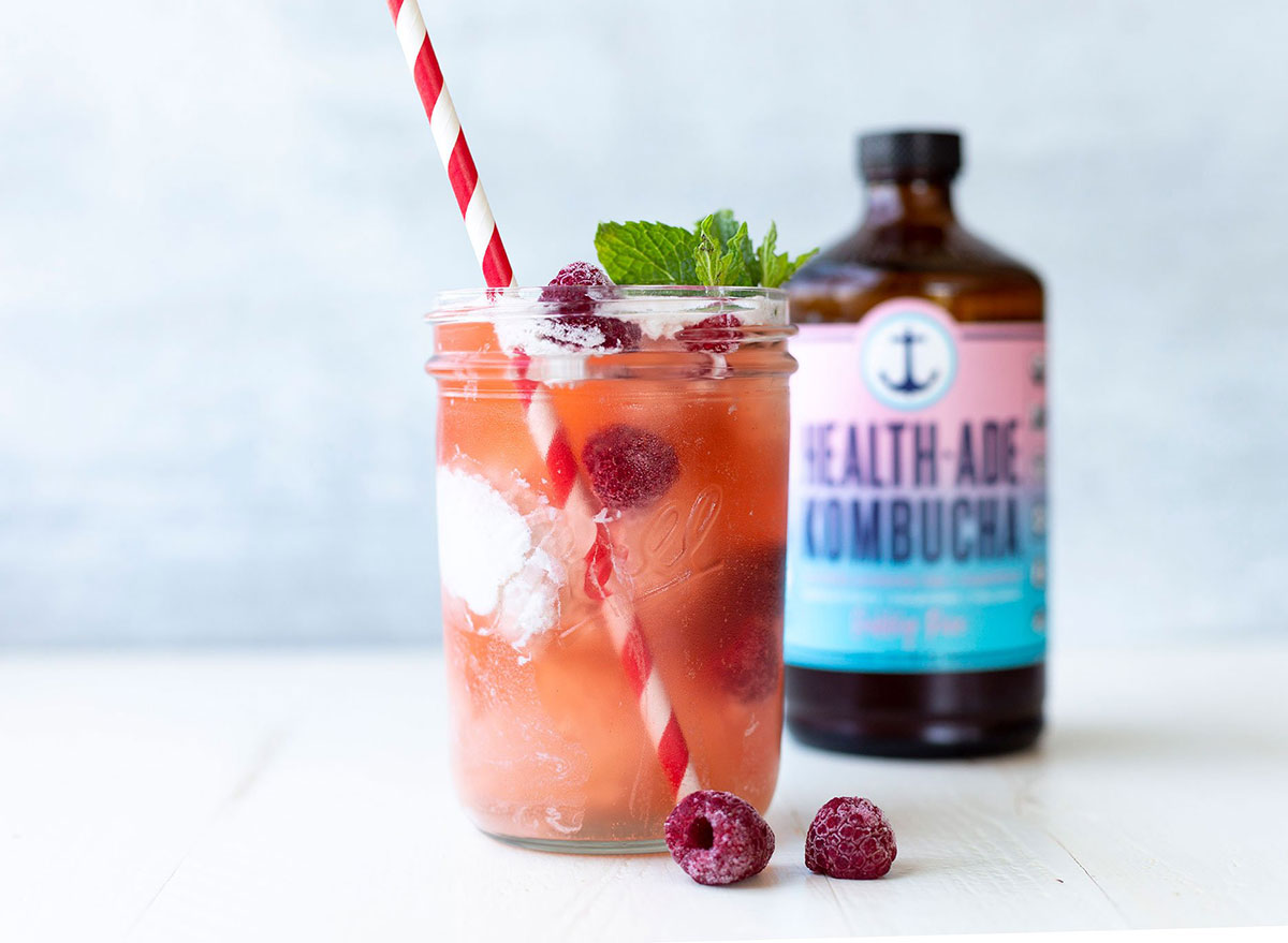 Bubbly Rosé Kombucha Float Recipe — Eat This Not That