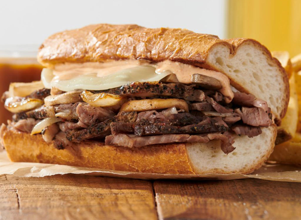 10 Restaurant Chains That Serve the Best Steak Sandwiches