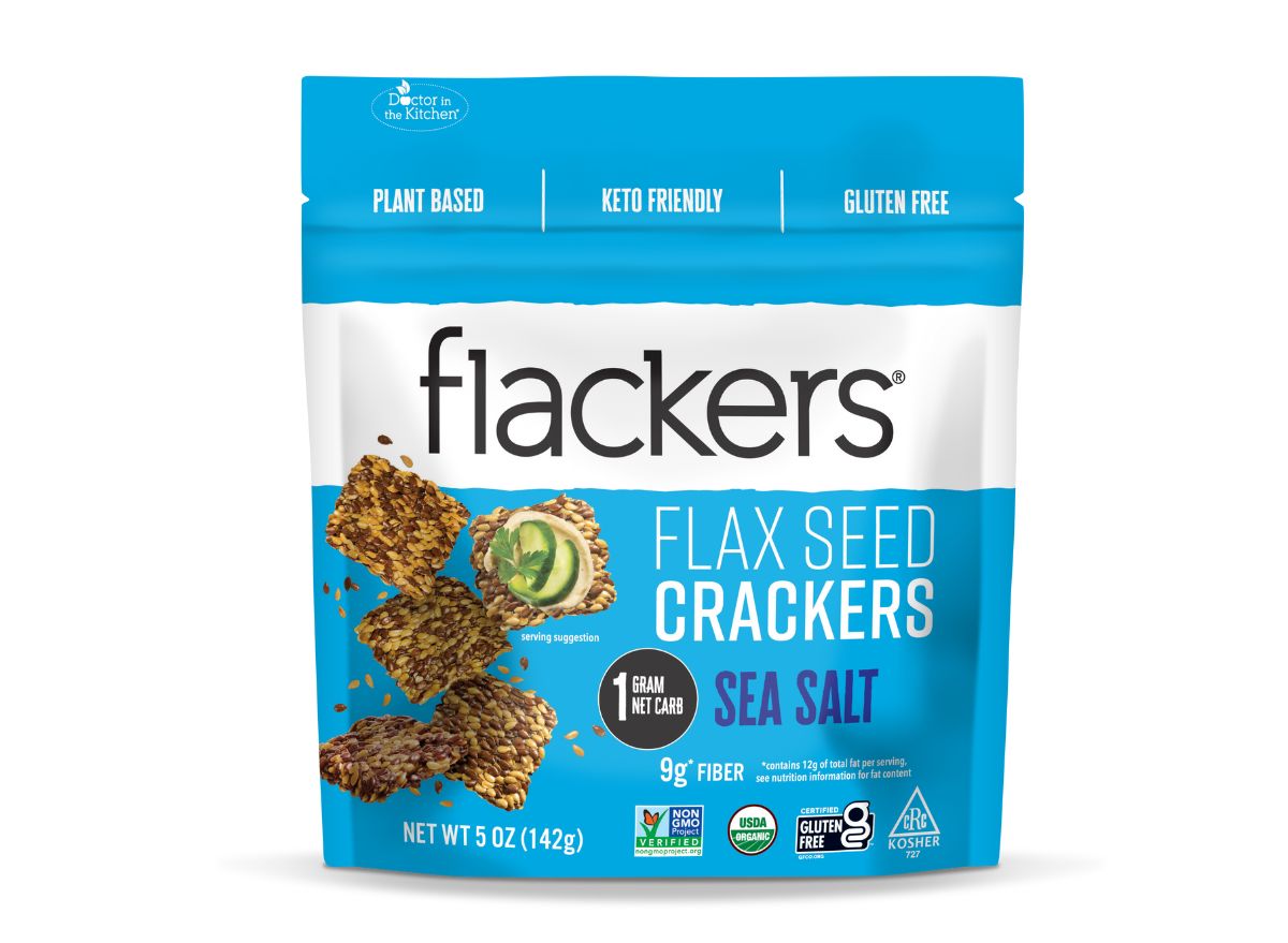 Best High-Fiber: Flackers Flax Seed Crackers