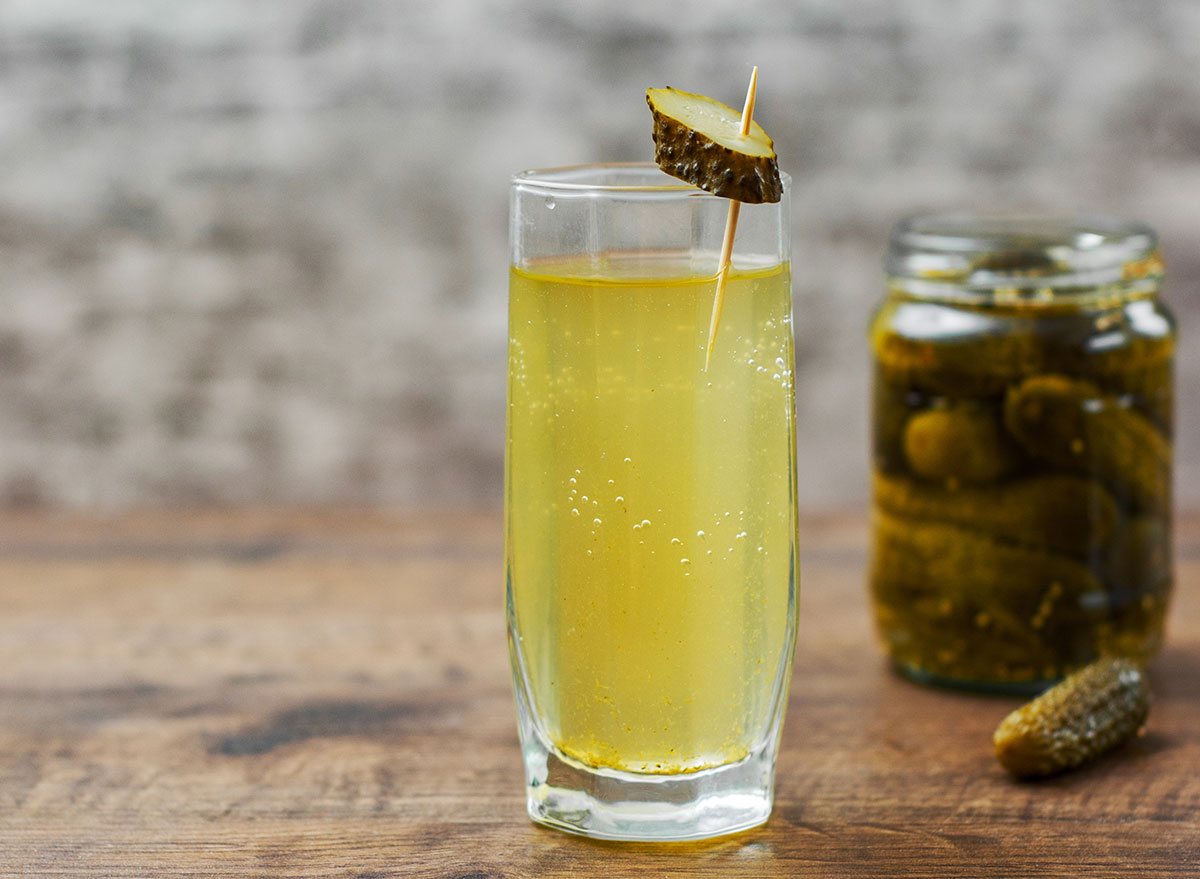 One Major Side Effect of Drinking Pickle Juice, Say Experts — Eat This ...