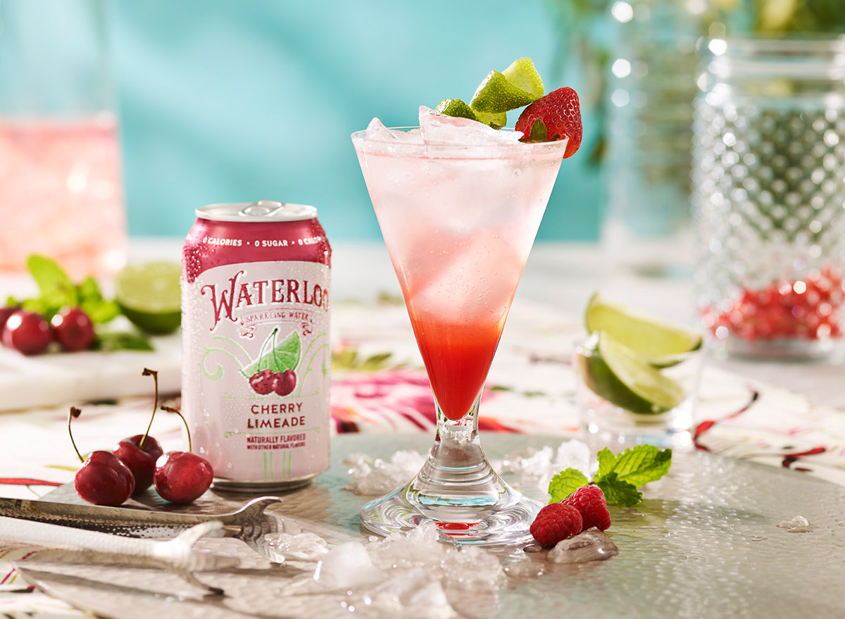 Cherry Berry Smash Mocktail Recipe — Eat This Not That