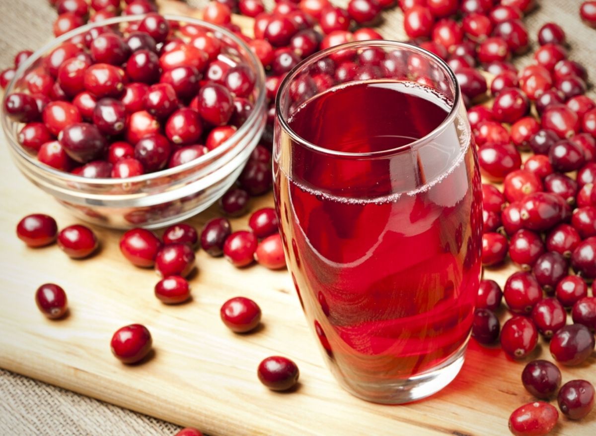 Surprising Effects of Drinking Cranberry Juice, Says Science