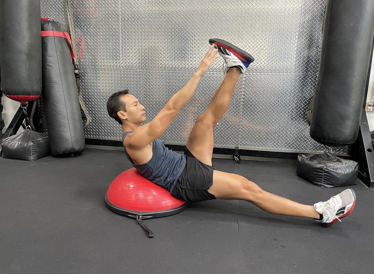 The #1 Lower Belly Pooch Workout To Do With Your Bosu Ball — Eat This ...