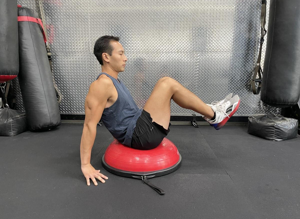 The #1 Lower Belly Pooch Workout To Do With Your Bosu Ball — Eat This ...