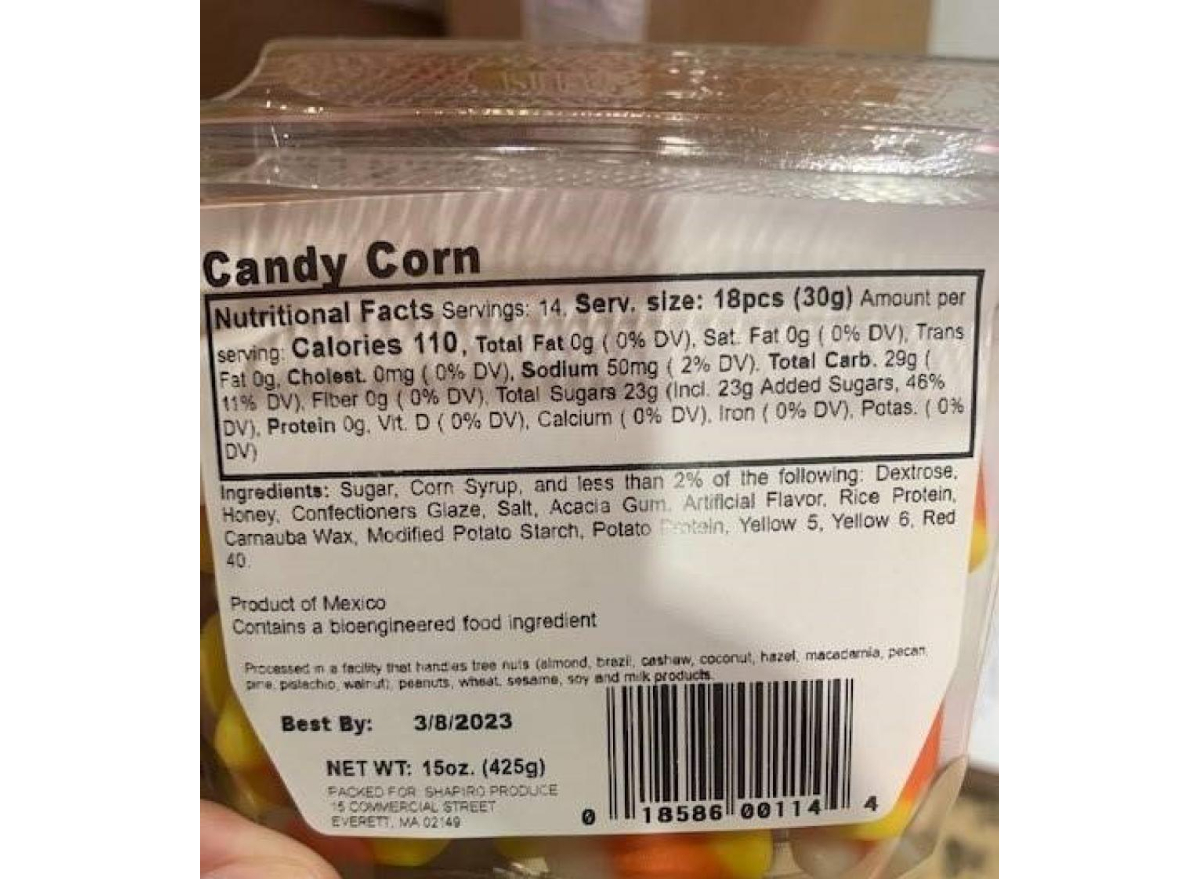 This Candy Corn Was Just Recalled in Several States