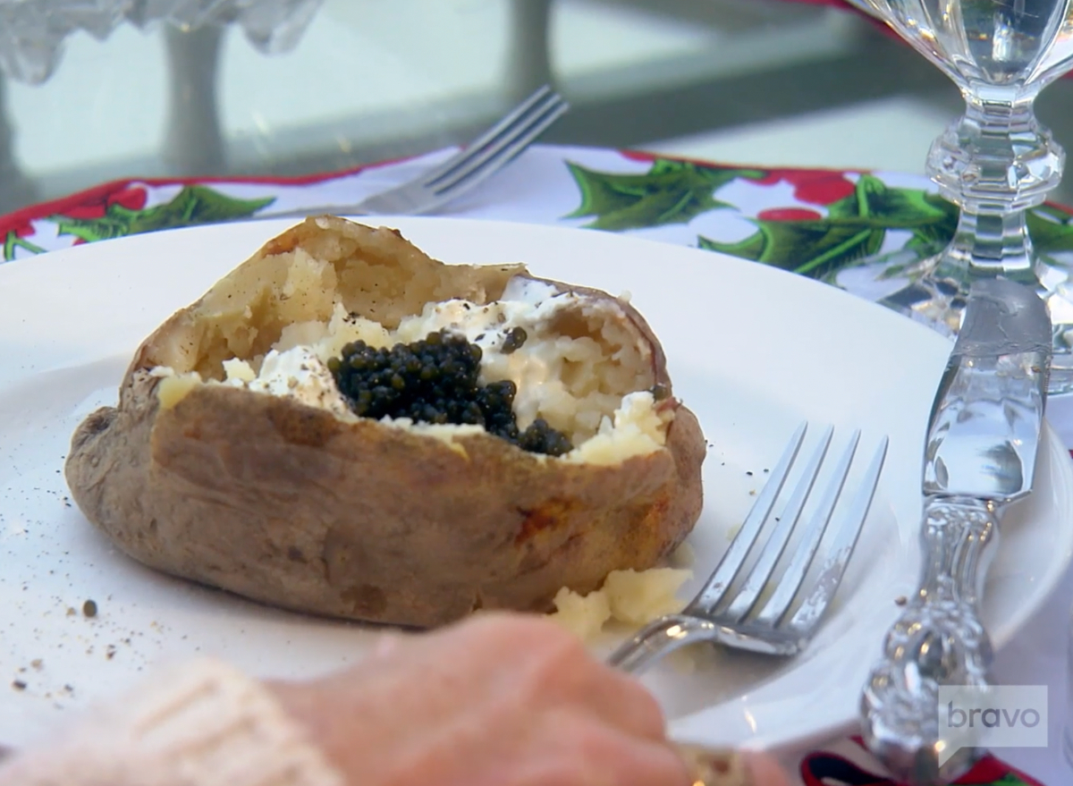Is Kathy Hilton's Baked Potato With Caviar Healthy?
