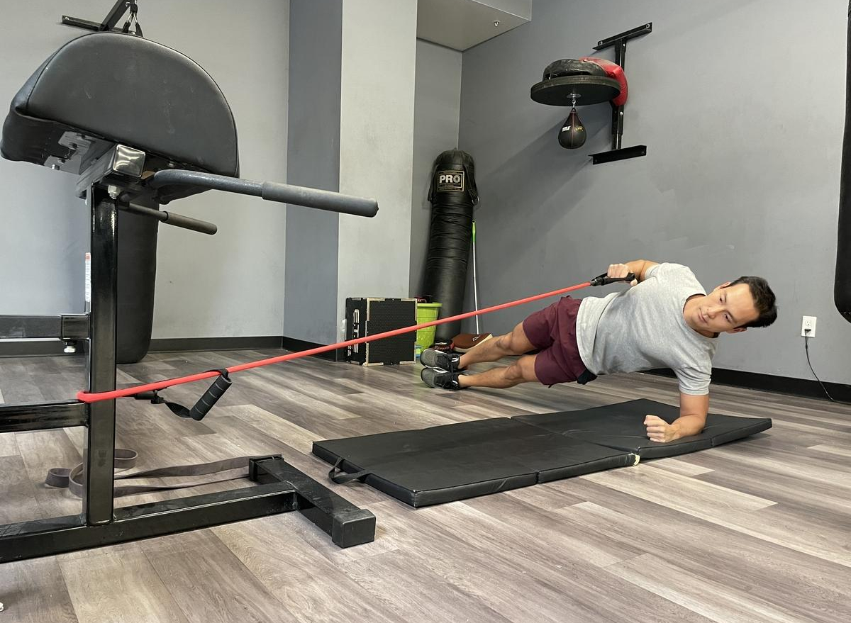 The #1 Lower Belly Fat Workout To Do With a Resistance Band — Eat This ...