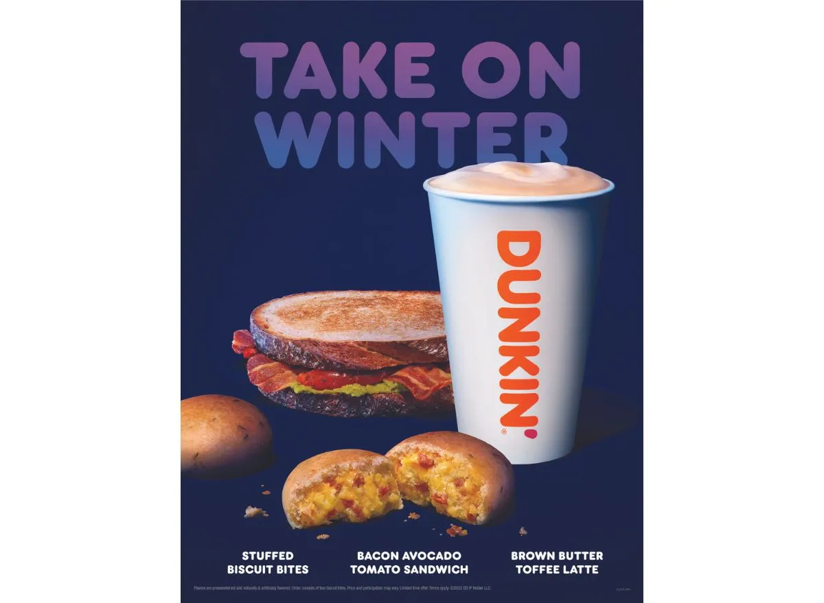 Dunkin’ Just Released Its New 2023 Winter Menu