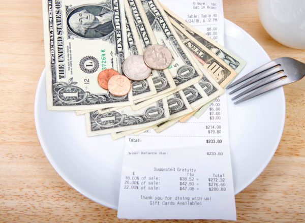 Here's How Much You Should] Be Tipping At Restaurants Now