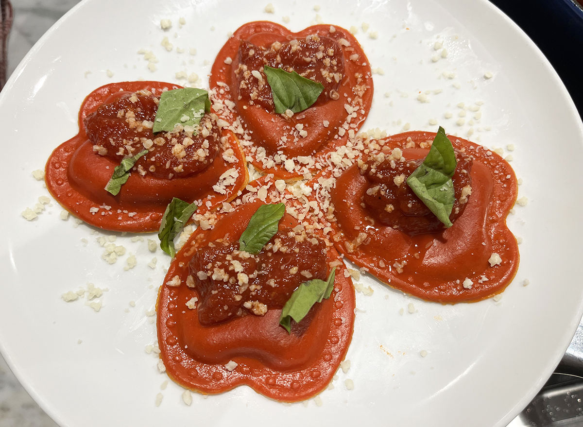 We Compared Costco's Heart-Shaped Ravioli to Trader Joe's