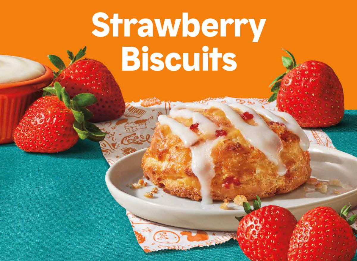 Popeyes Is Launching a Sweet Strawberry Biscuit