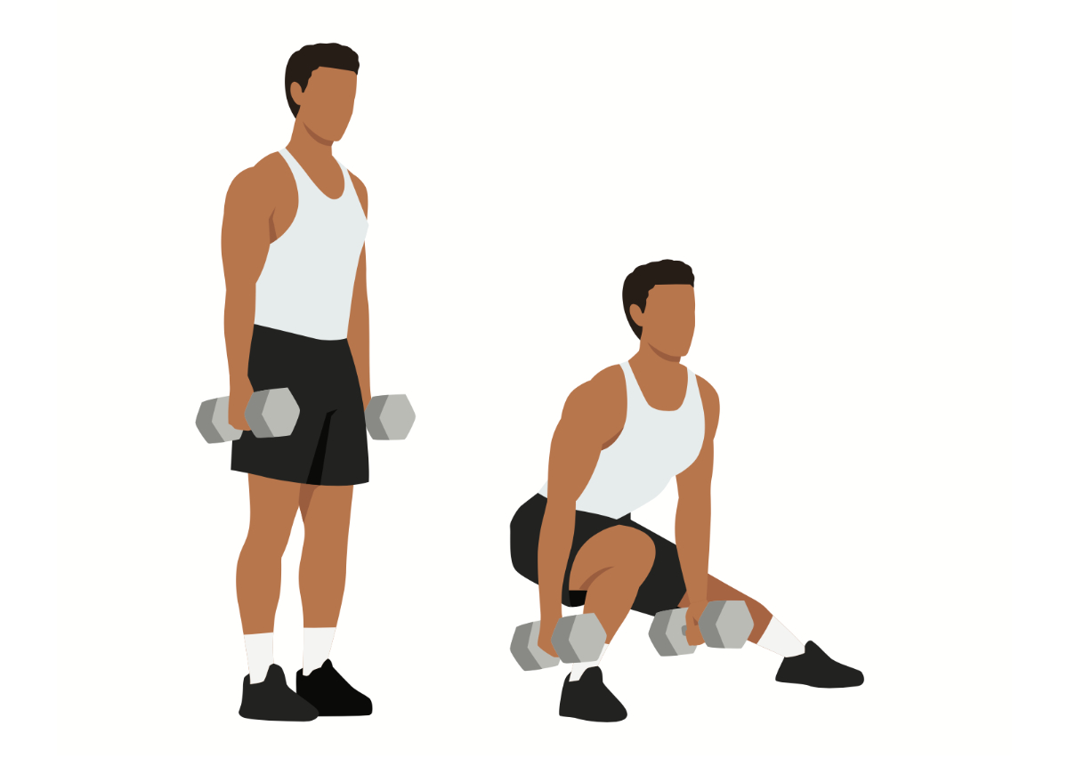 Shrink Your "Donut Belly" With These Free Weight Exercises