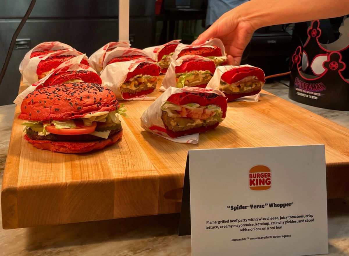 Burger King's New "Spider-Verse" Whopper and Sundae Taste Test