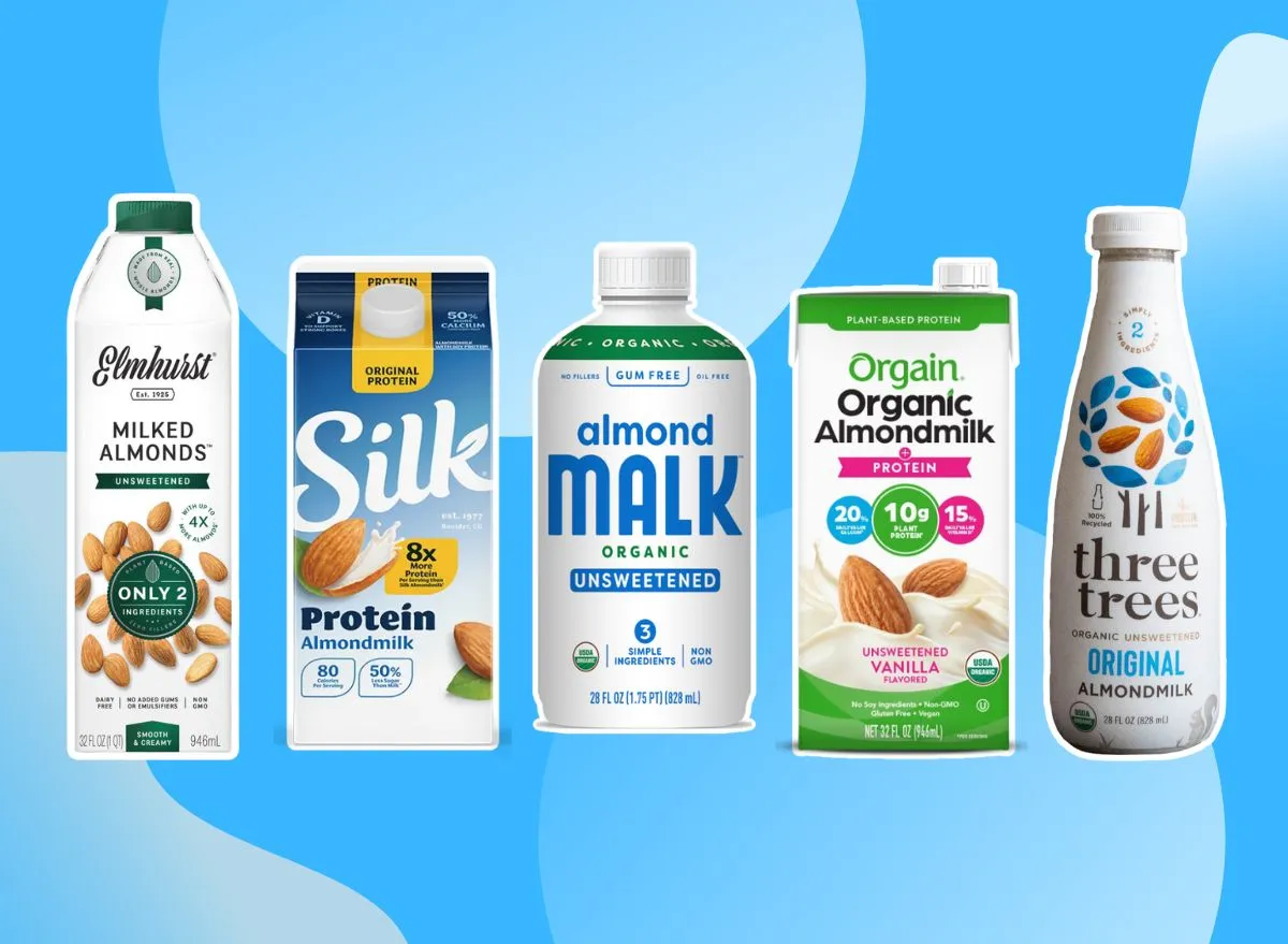 The 11 Best Almond Milks to Buy, According To Dietitians