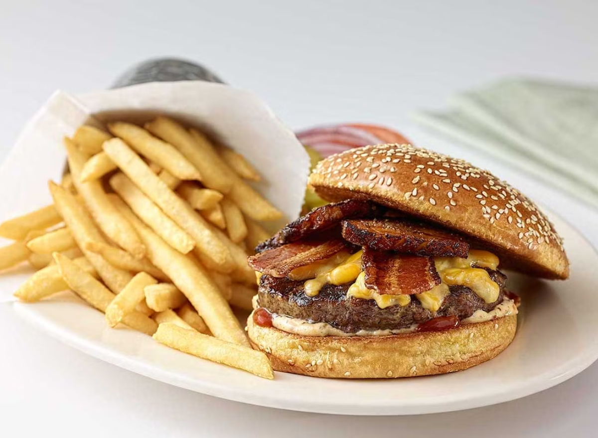 The #1 Burger To Order at Every Major Dine-In Chain