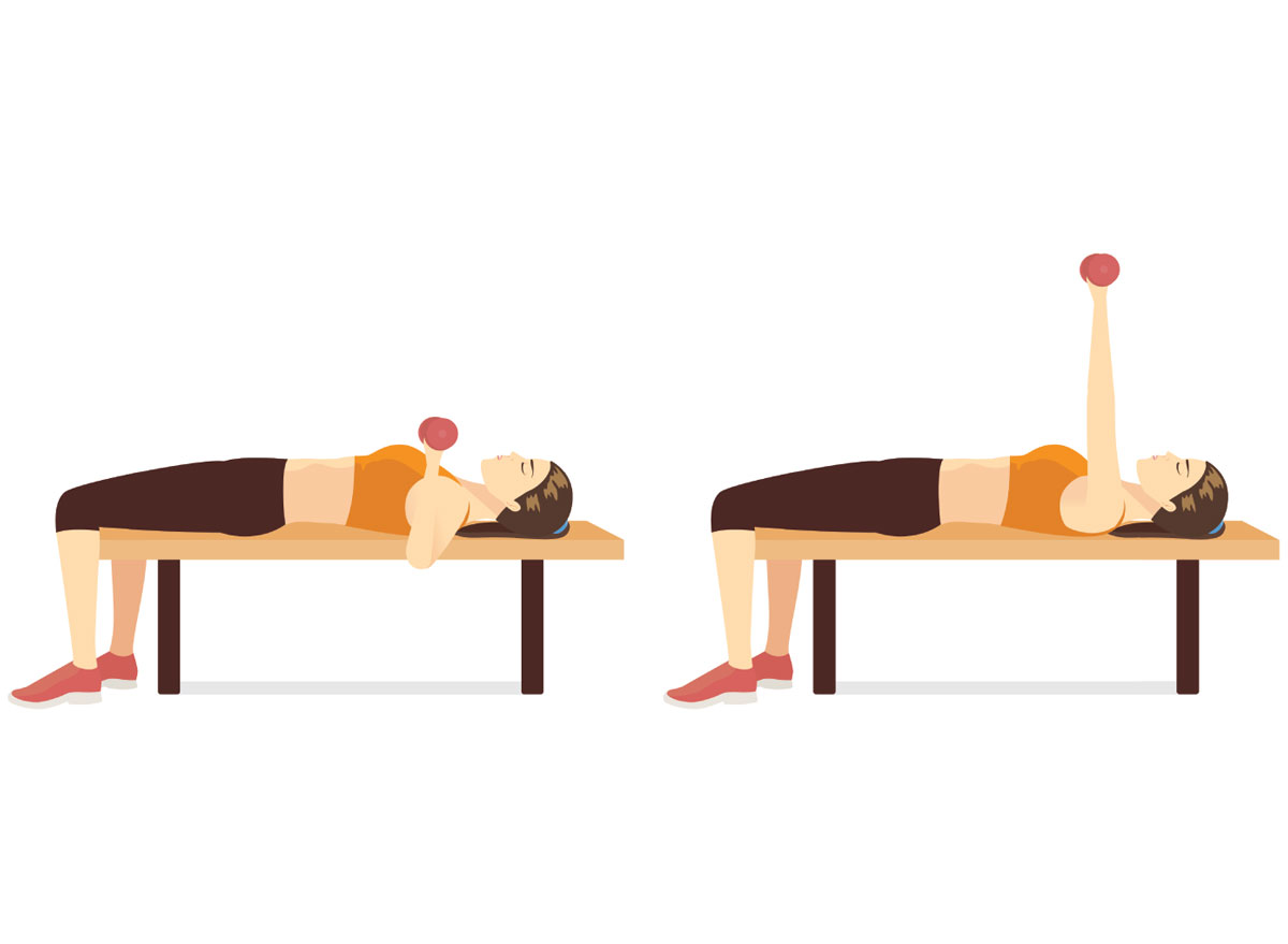 8 Dumbbell Exercises To Get Rid of Your Armpit Pooch