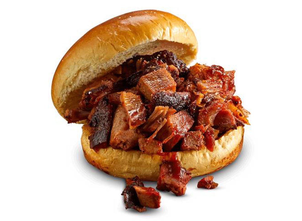 The #1 Unhealthiest Sandwich at 12 Major BBQ Chains