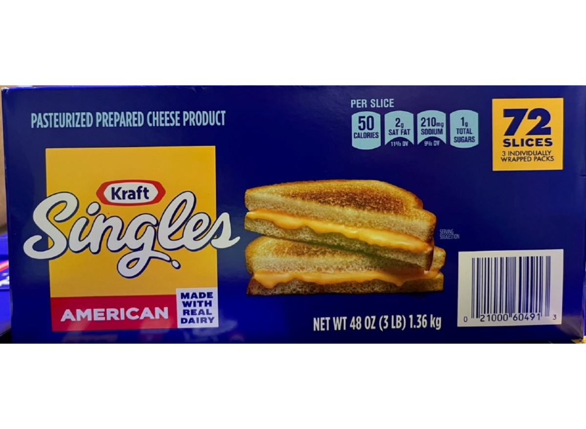 Kraft Recalls American Cheese Due to Possible Choking Hazard