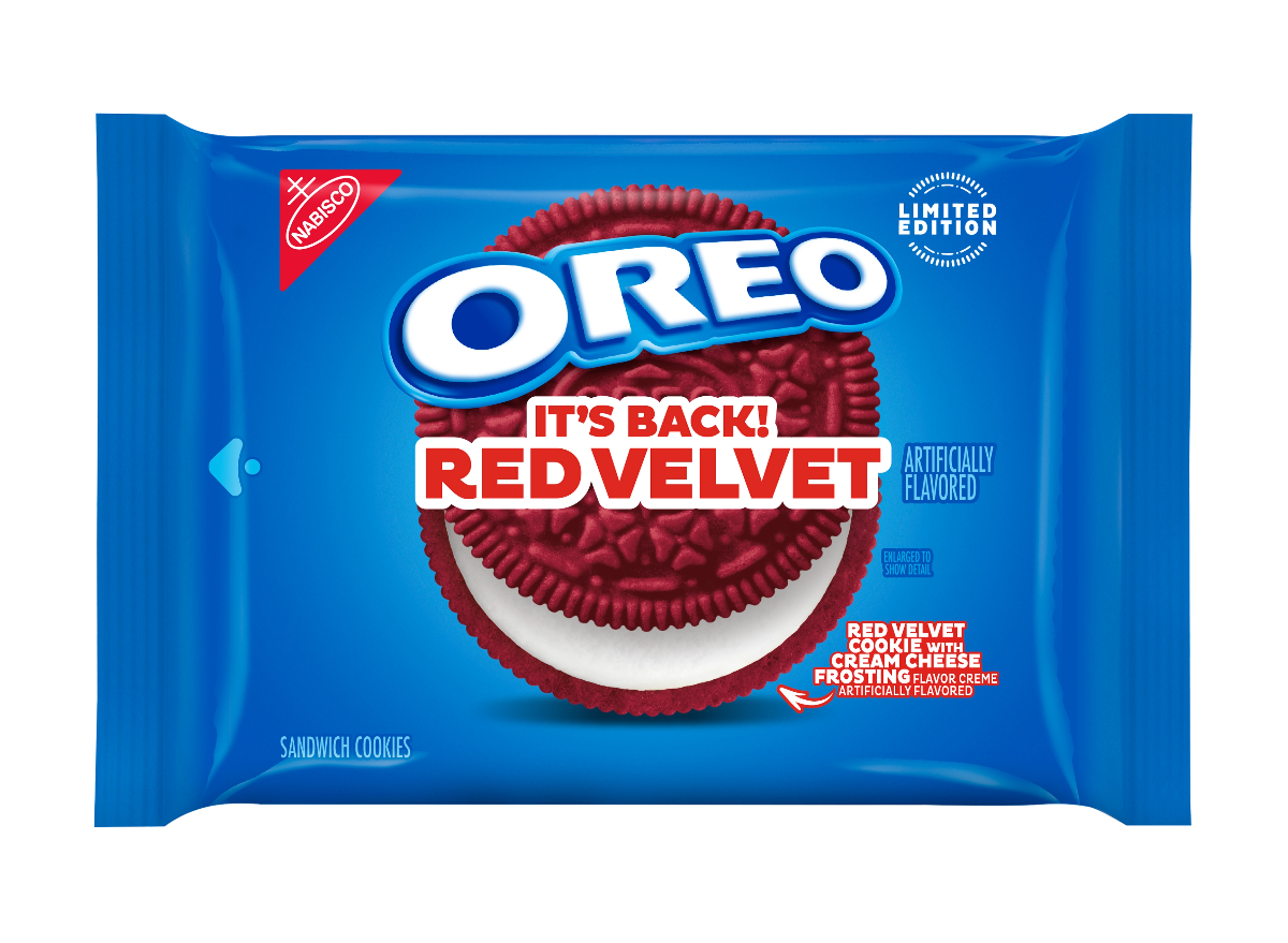 Oreo Is Bringing Back Its Red Velvet Flavor
