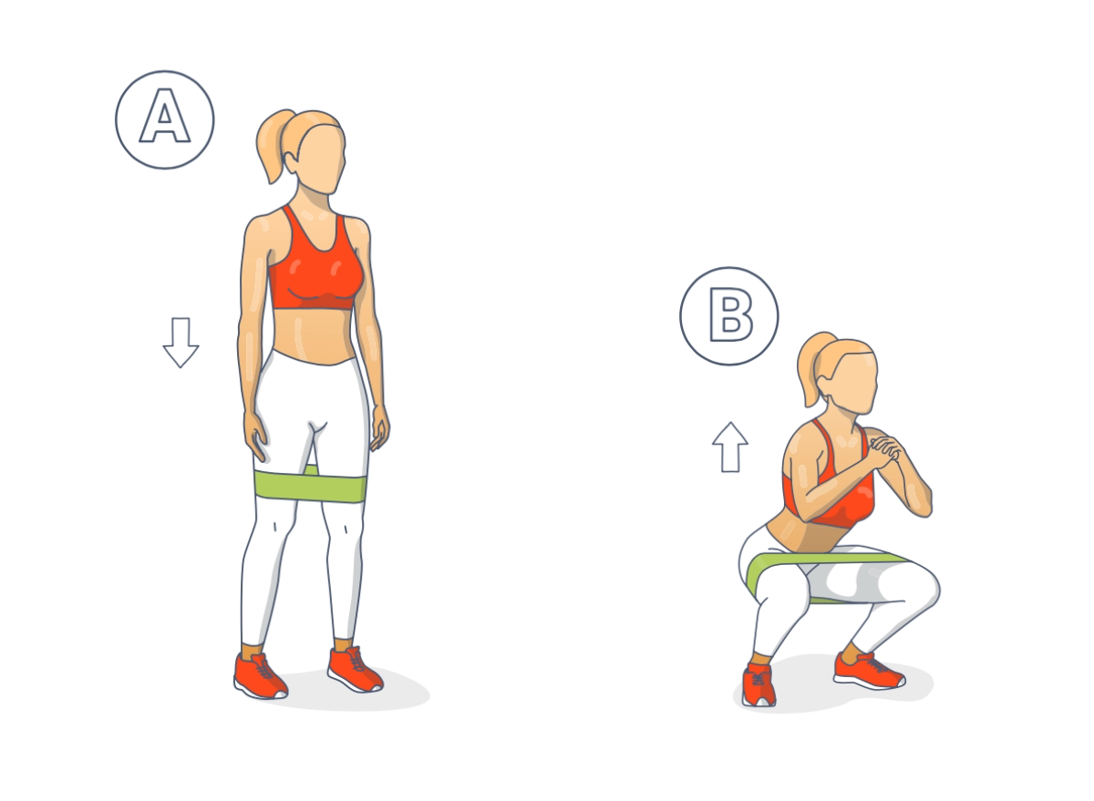 10 Resistance Band Exercises To Lose Butt Fat