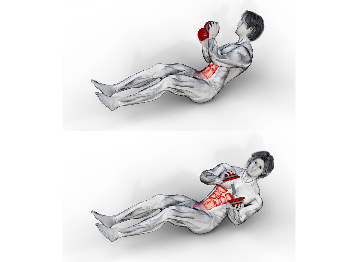 The Ultimate Dumbbell & Bodyweight Workout To Get Abs