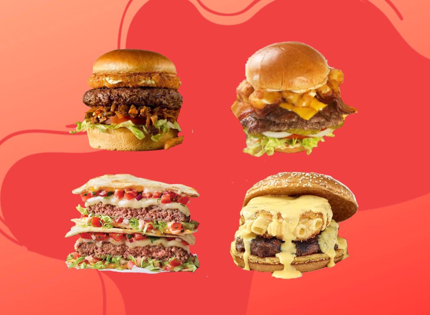 11 Restaurant Chains With the Most Over-the-Top Burgers