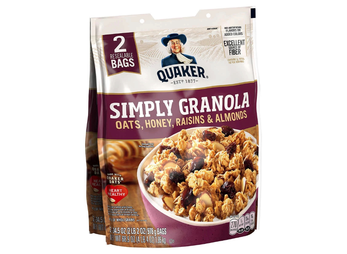 Quaker Oats Is Recalling Granola Bars & Cereal Over Salmonella