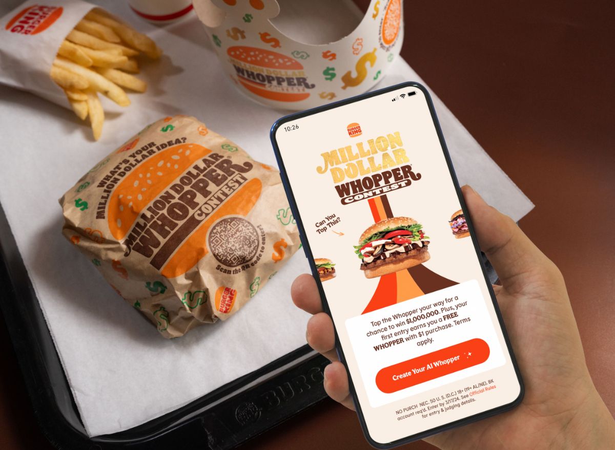 Burger King Will Pay a Fan $1 Million to Design Its Next Whopper