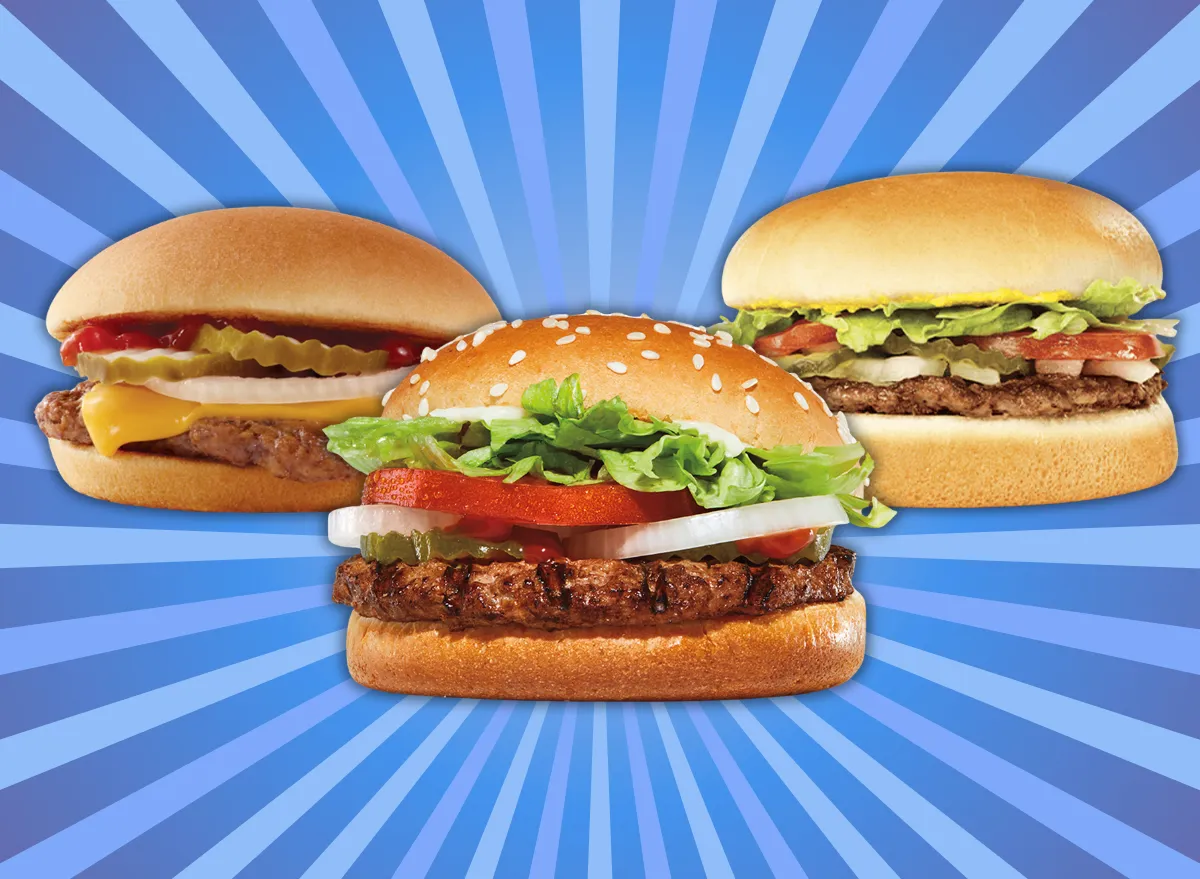 15 Healthiest Fast-Food Burgers, According to Dietitians