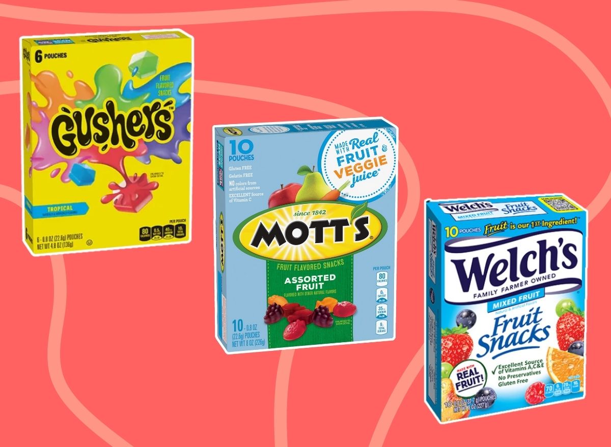 15 Popular Fruit Snacks, Ranked by Sugar