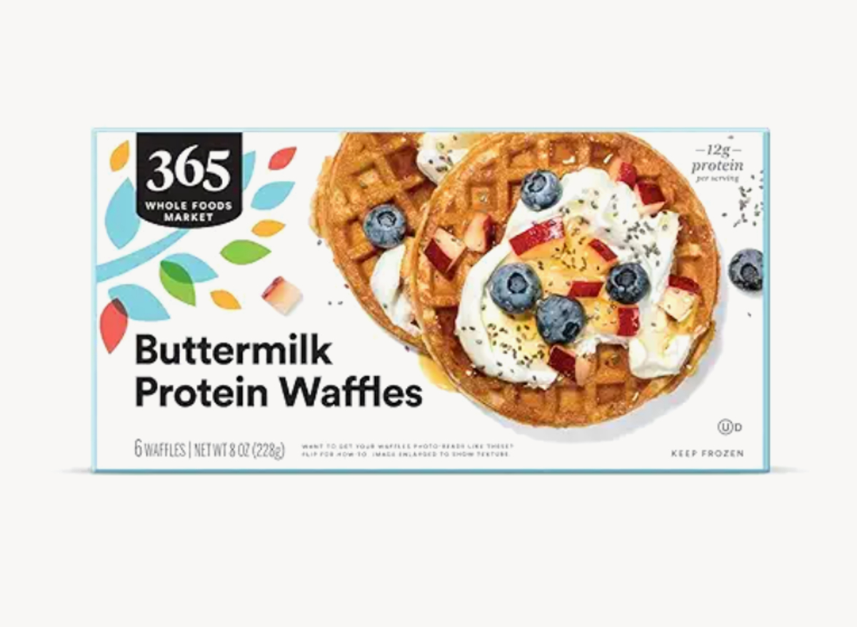 Whole Foods Weight Loss Breakfast: Cottage Cheese & Lox Waffle