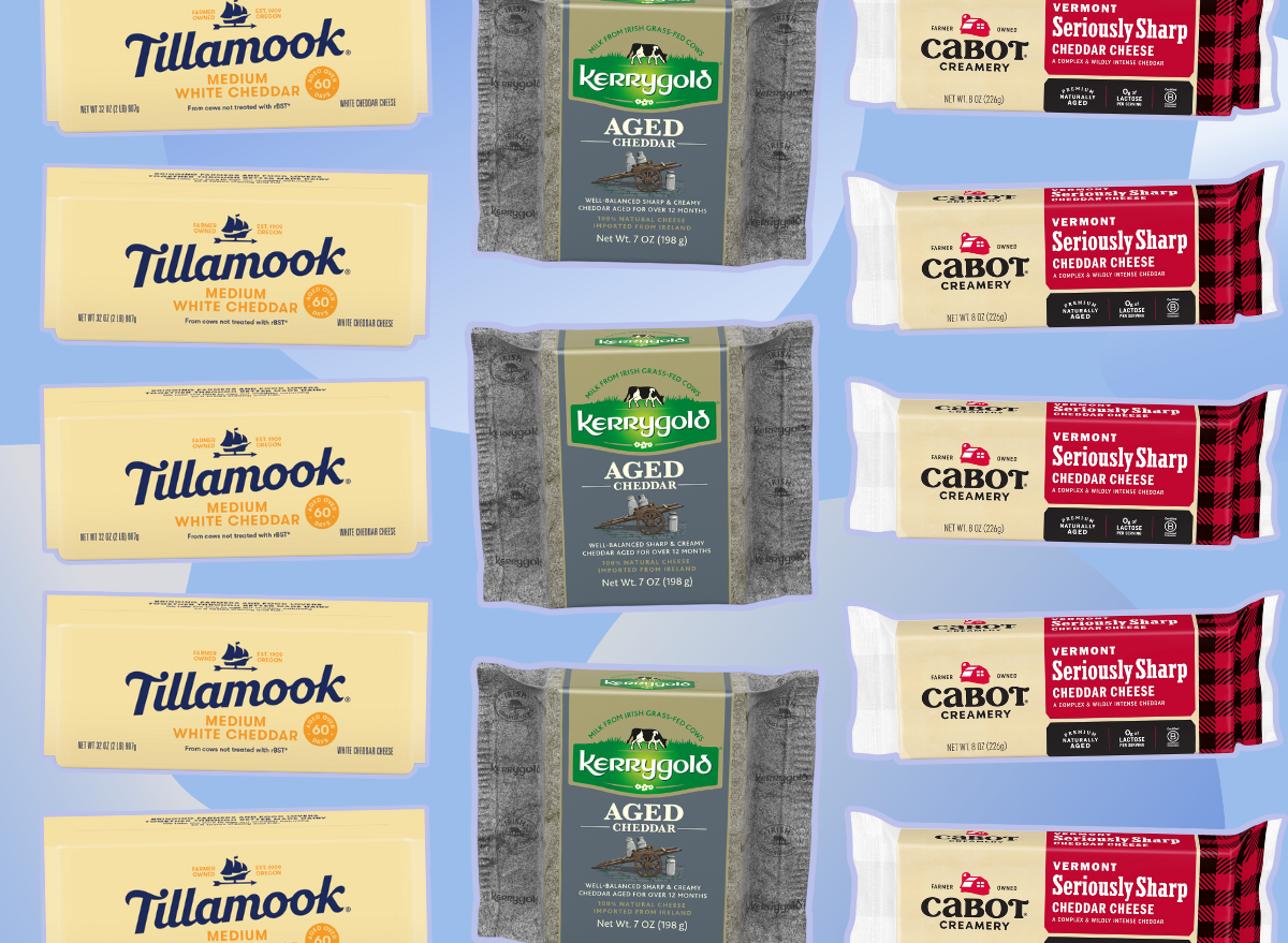 10 Best & Worst Cheddar Cheeses, According to a Dietitian