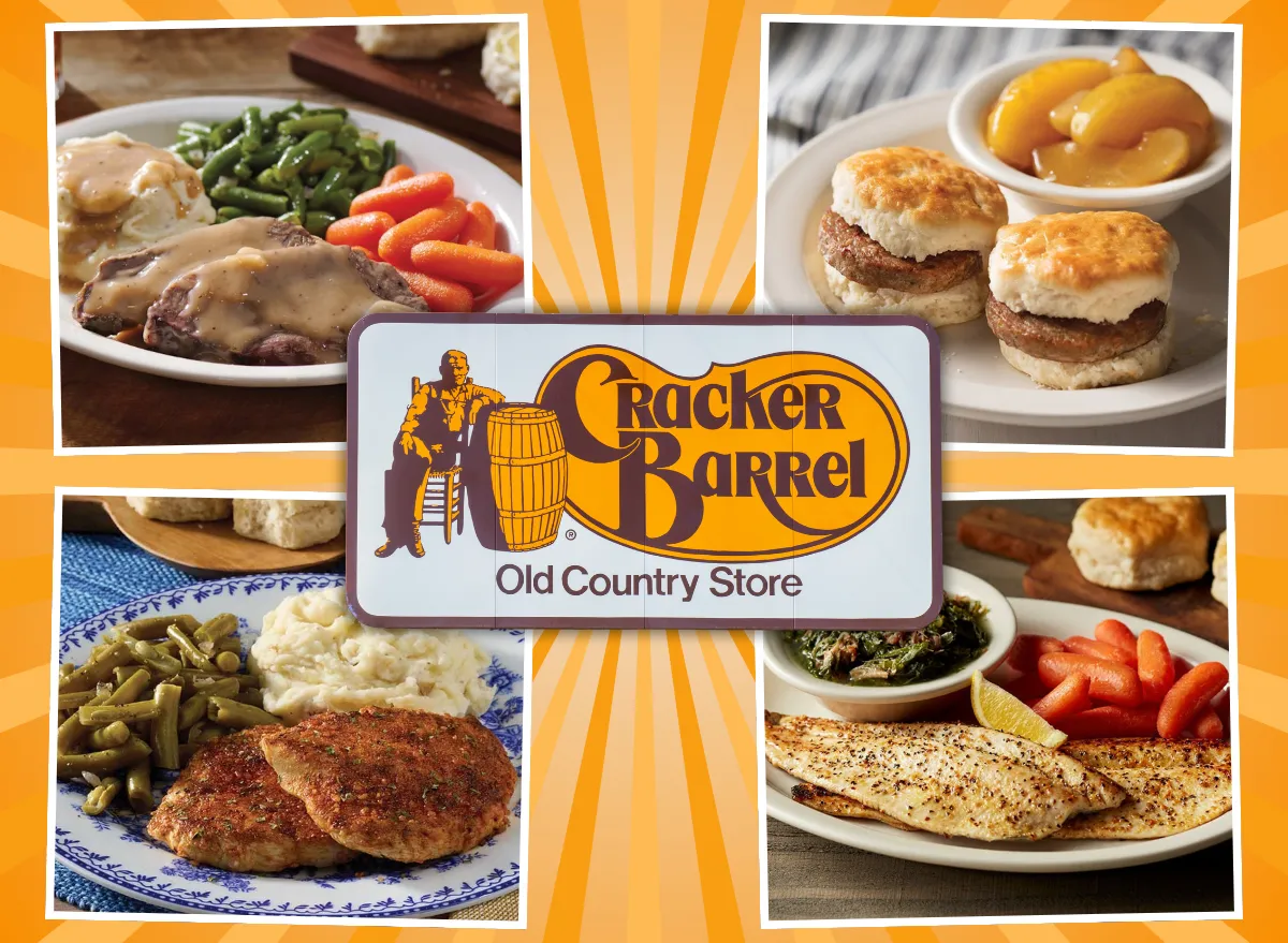The 15 Healthiest Cracker Barrel Dishes, According to Dietitians