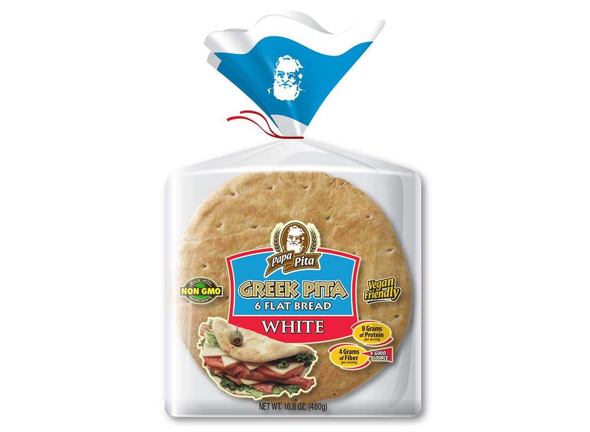 5 Healthiest Pita Breads on Grocery Shelves—and 2 To Avoid