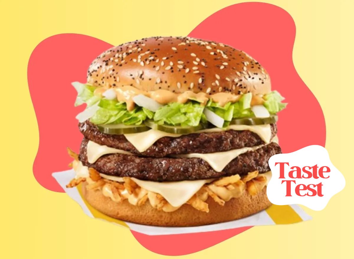 McDonald's New Big Arch Burger, Tasted & Reviewed in 2024