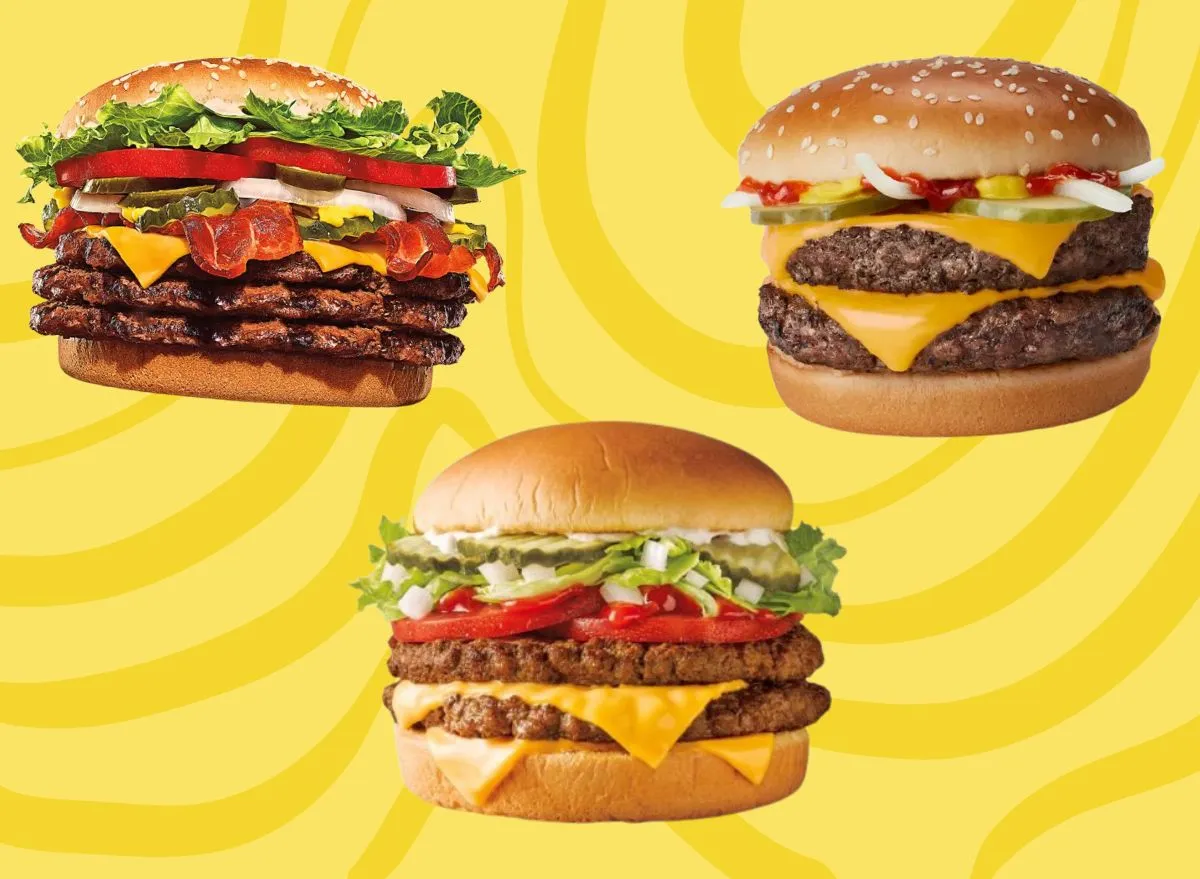 The 25 Unhealthiest Fast-Food Cheeseburgers