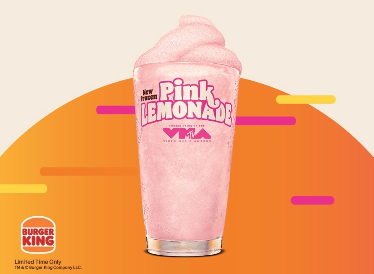 Burger King Just Launched a Frozen Pink Lemonade