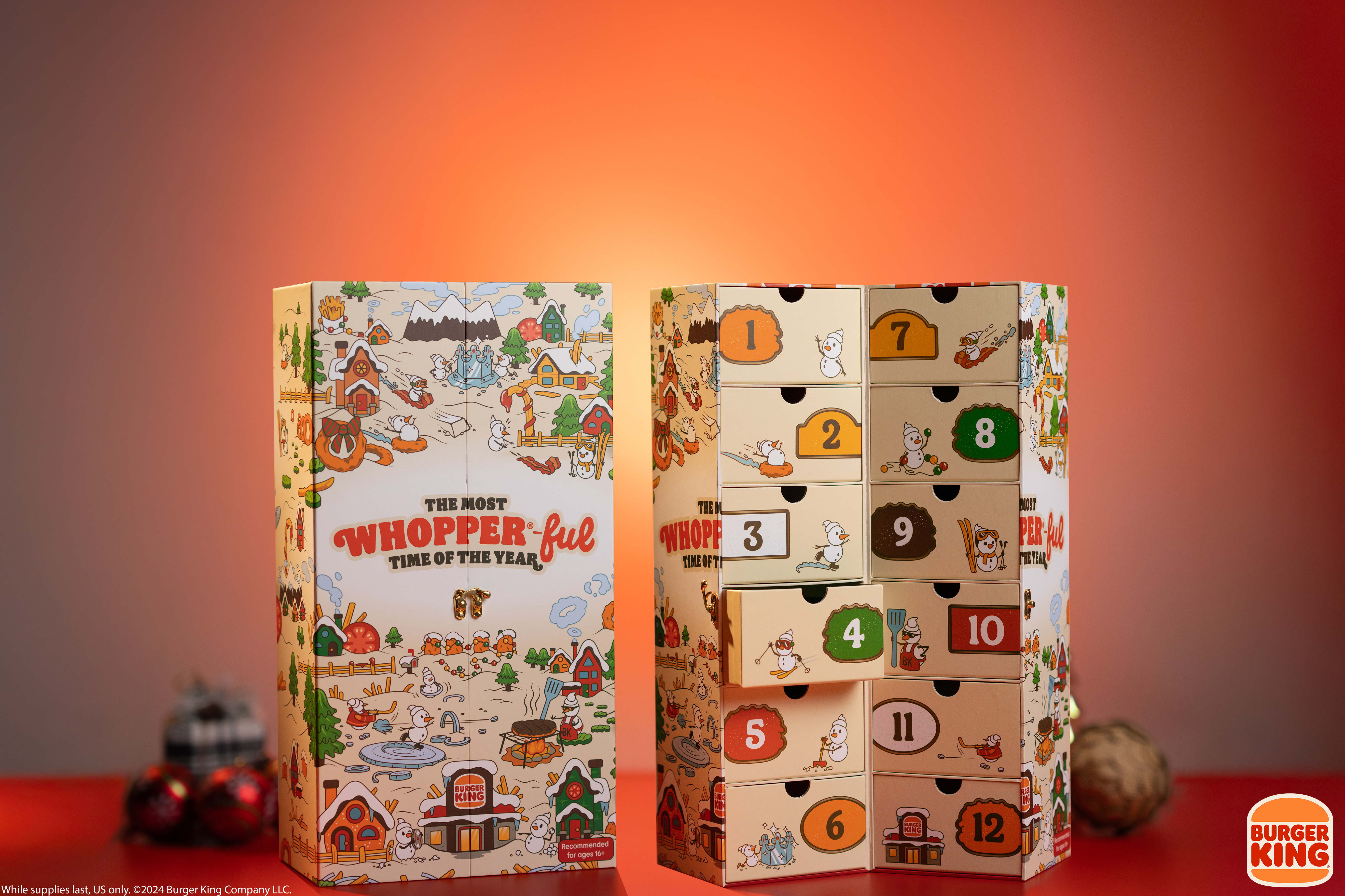 Burger King's New $20 Advent Calendar is Loaded with Nostalgia