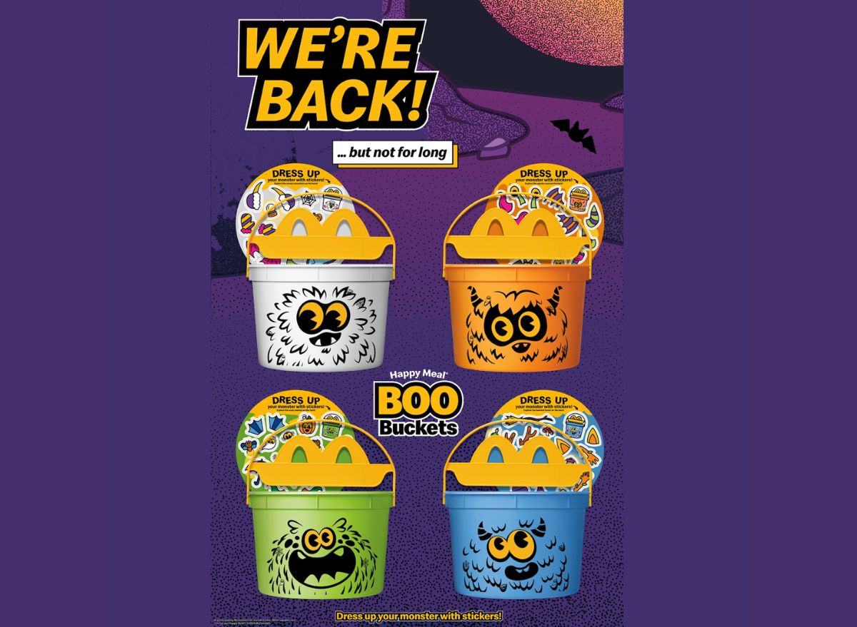 McDonald's Iconic Boo Buckets Are Finally Coming Back