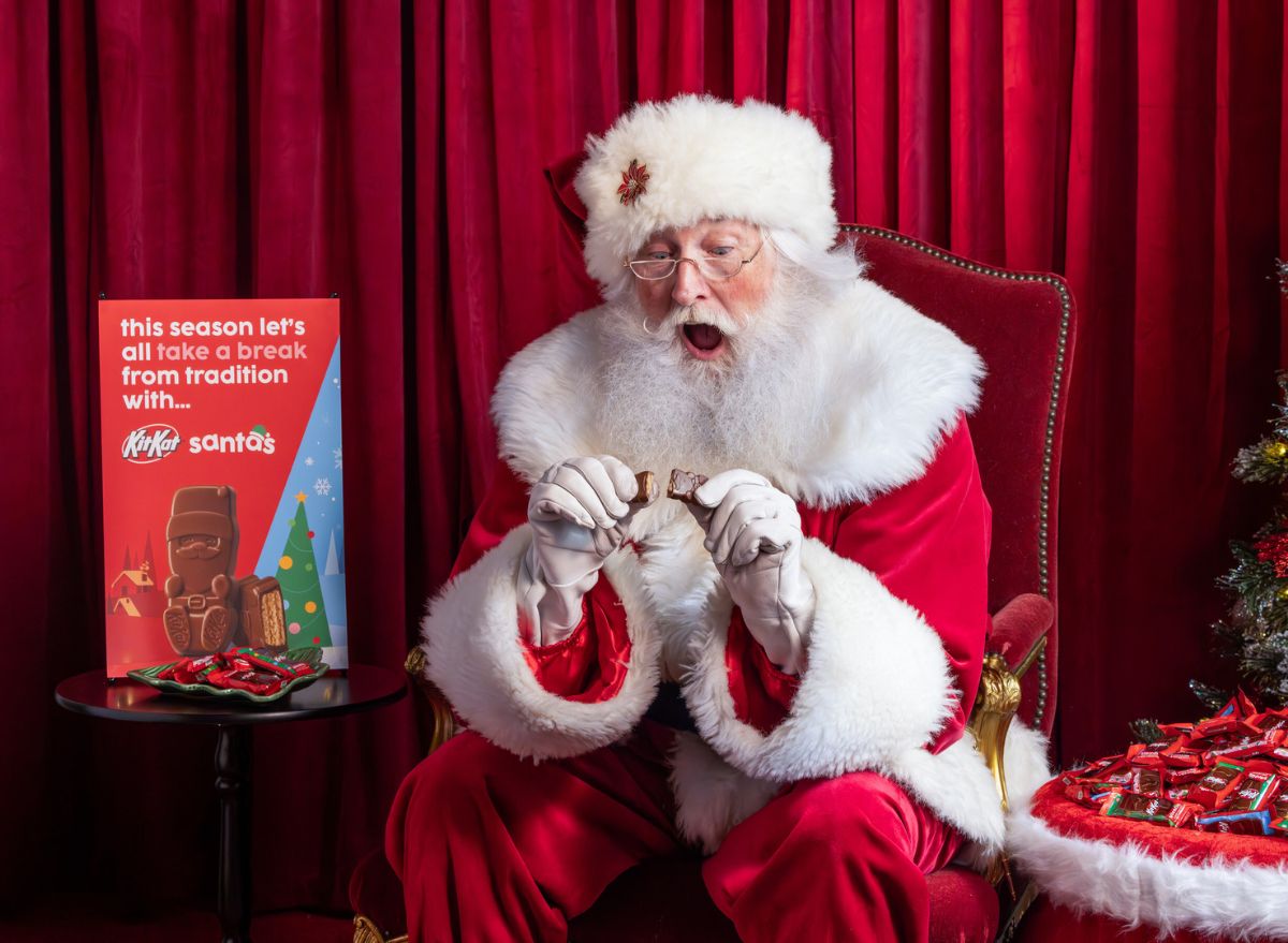 Kit Kat Has a New Santa-Shaped Candy For the Holidays
