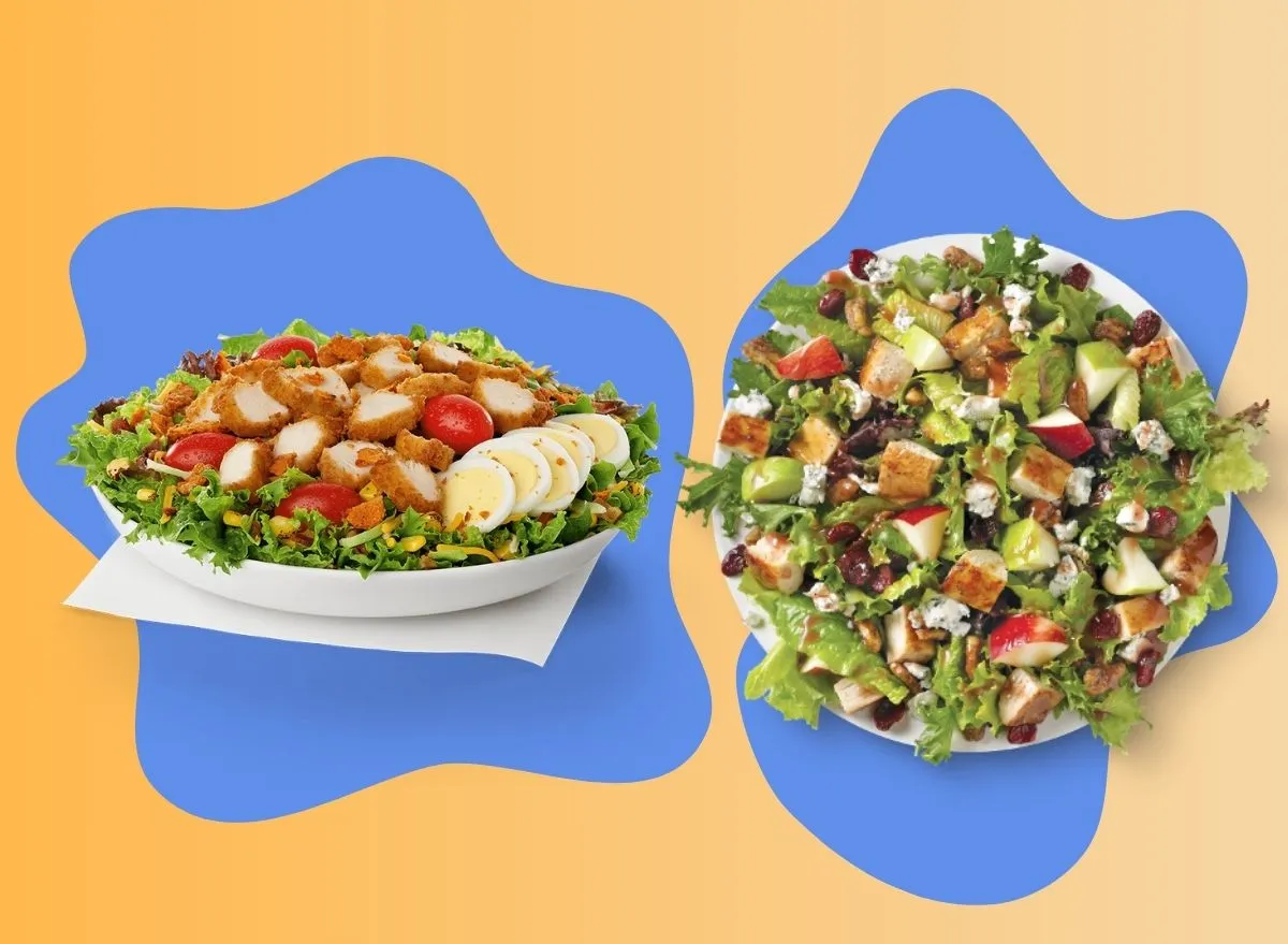 5 Popular Fast-Food Salads, Ranked By Taste in 2024