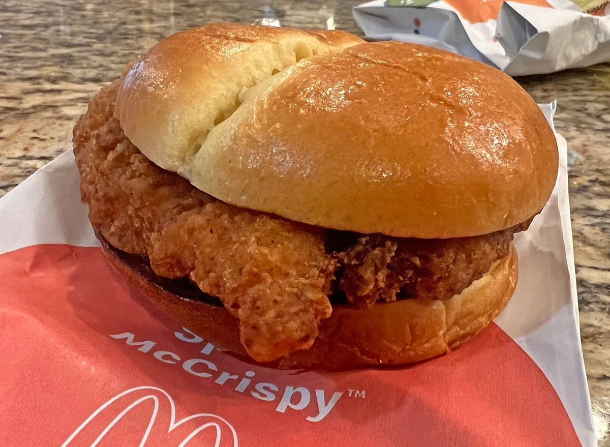 Every McDonald's Chicken Sandwich, Ranked By Taste in 2024