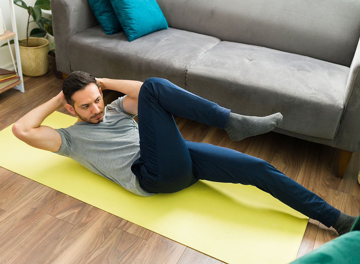 The #1 Core Workout To Shrink Hanging Belly Fat Fast — Eat This Not That