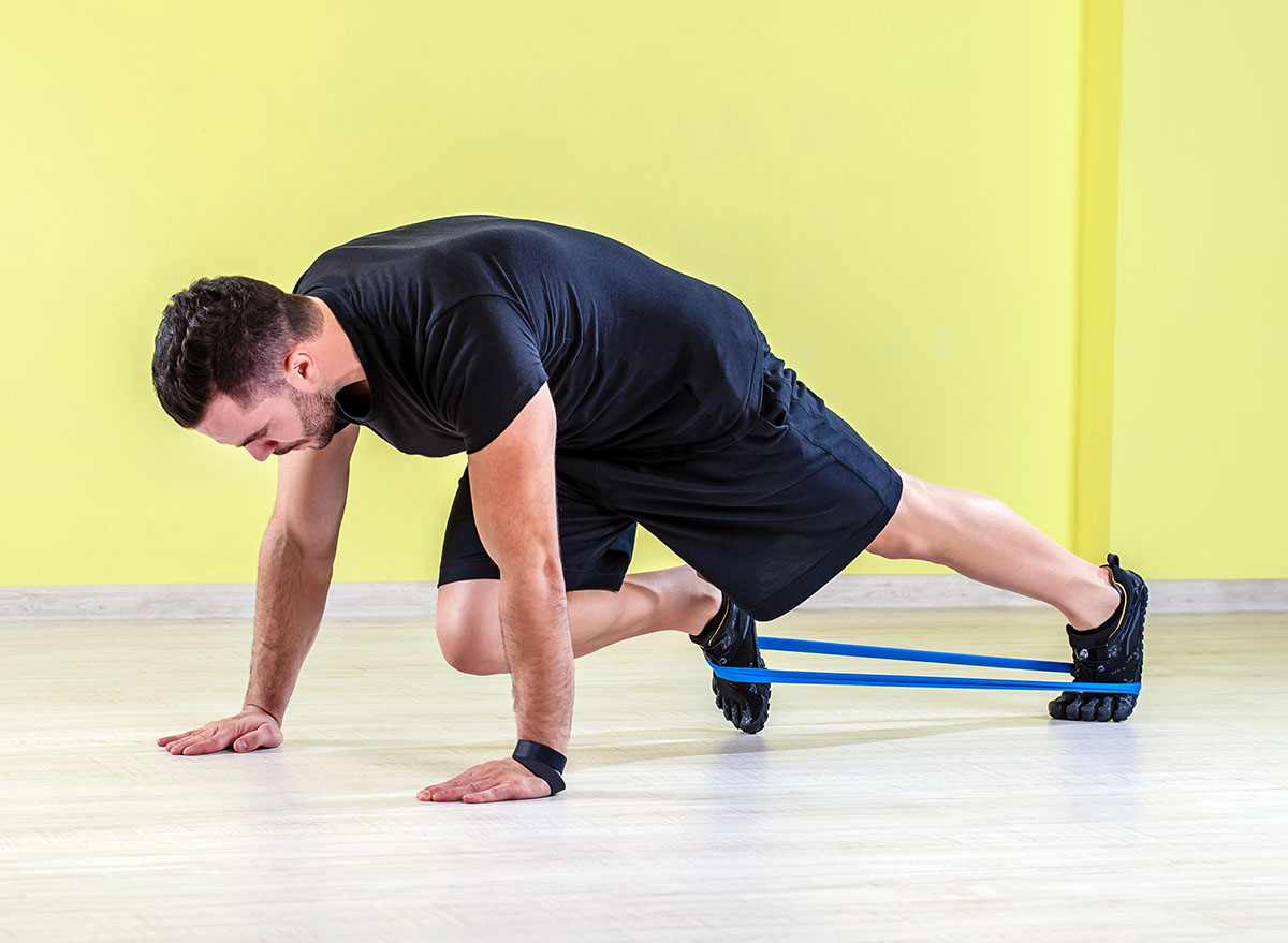 6 Best Exercises for Men To Lose Belly Fat Using Just a Resistance Band